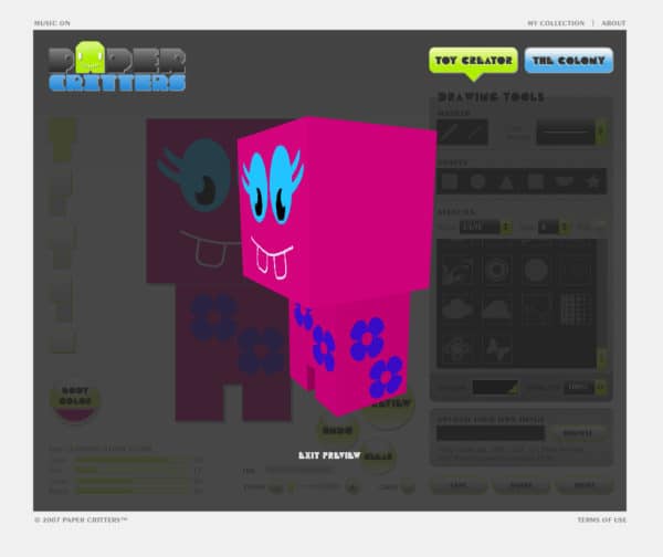 Paper Critters - digitaal ontwerpen met kinderen - Kreanimo