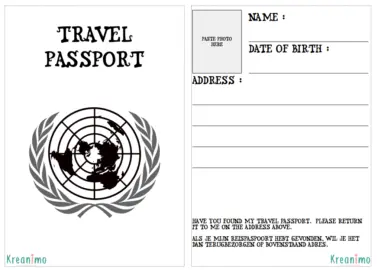 Print a travel journal for your kids to fill in. - Kreanimo