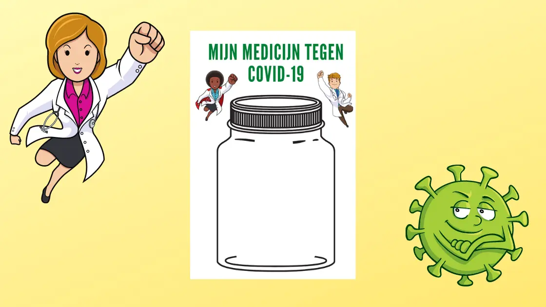 Creatieve verwerking: Mijn coronamedicijn. - Kreanimo
